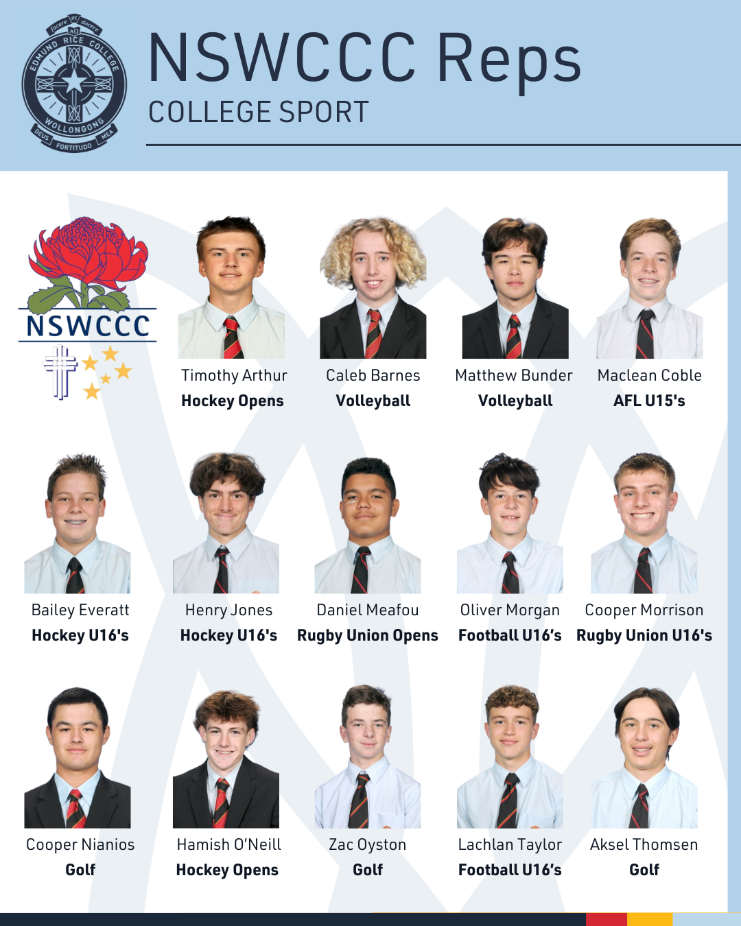 NSWCCC Sport Reps | Edmund Rice College