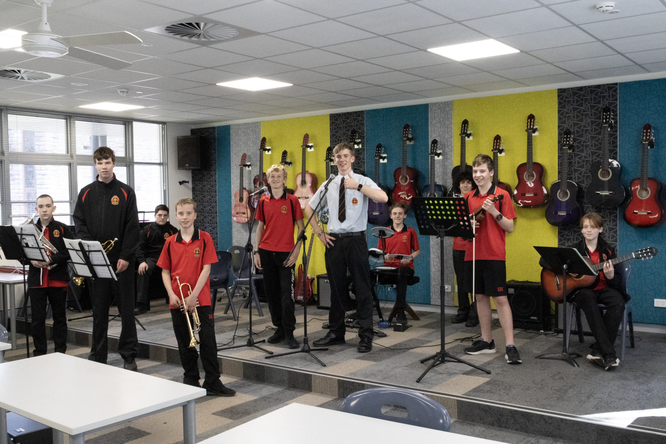 Stage Band in full swing! | Edmund Rice College